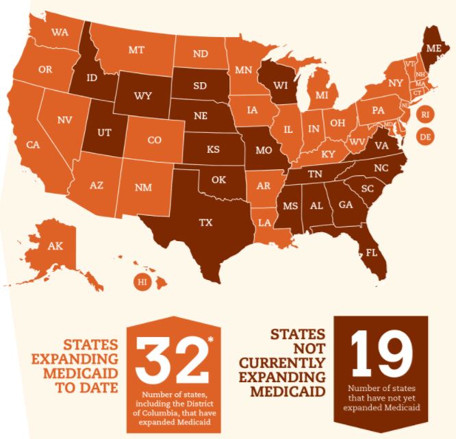 Medicaid-Expansion-Map – Our Next Life by Tanja Hester, author of Work ...